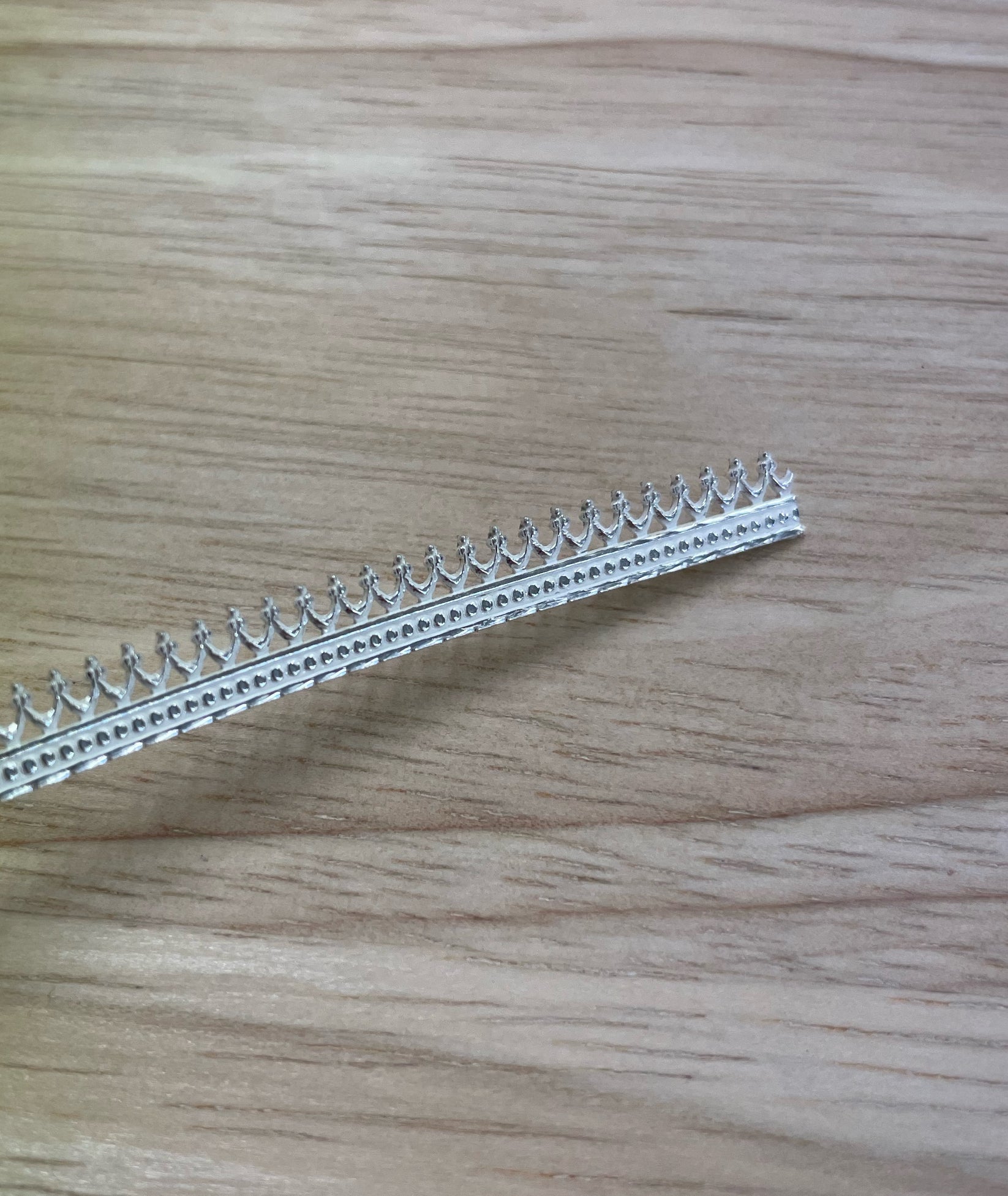 Decorative Silver Bezel Strip – Workspace Tools