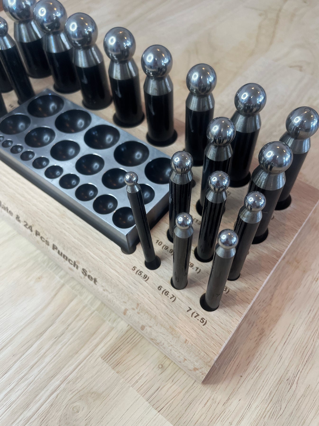 Doming Punch Set 25 Pieces – Workspace Tools